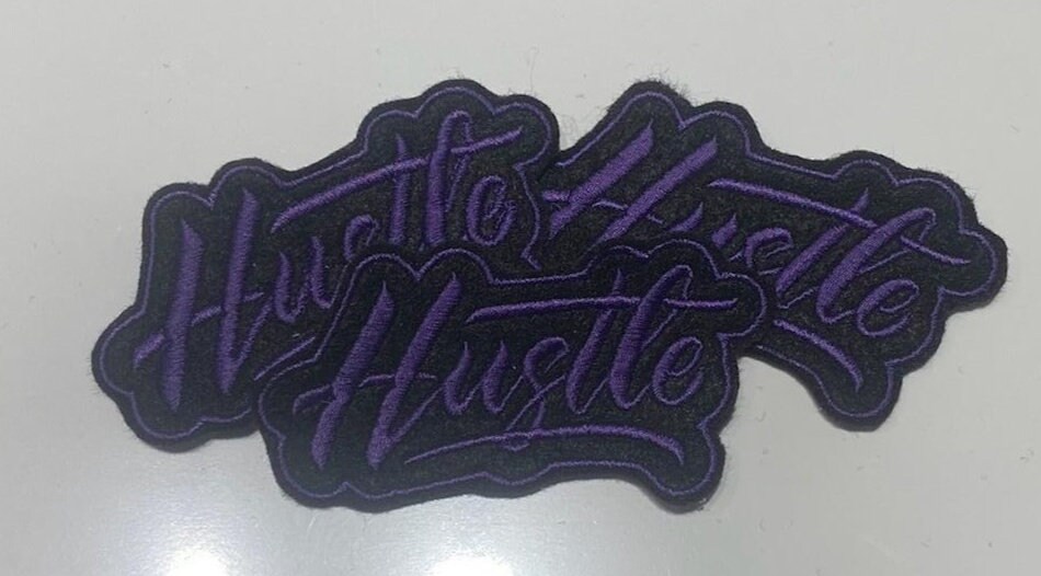 3D Foam Hustle Embroidery Patches Multi Color 3 Pack - Etsy