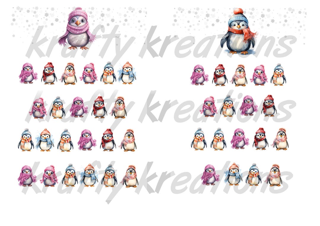 DIGITAL Teacher Penguin Class Prints, Christmas Print for Teacher - Etsy