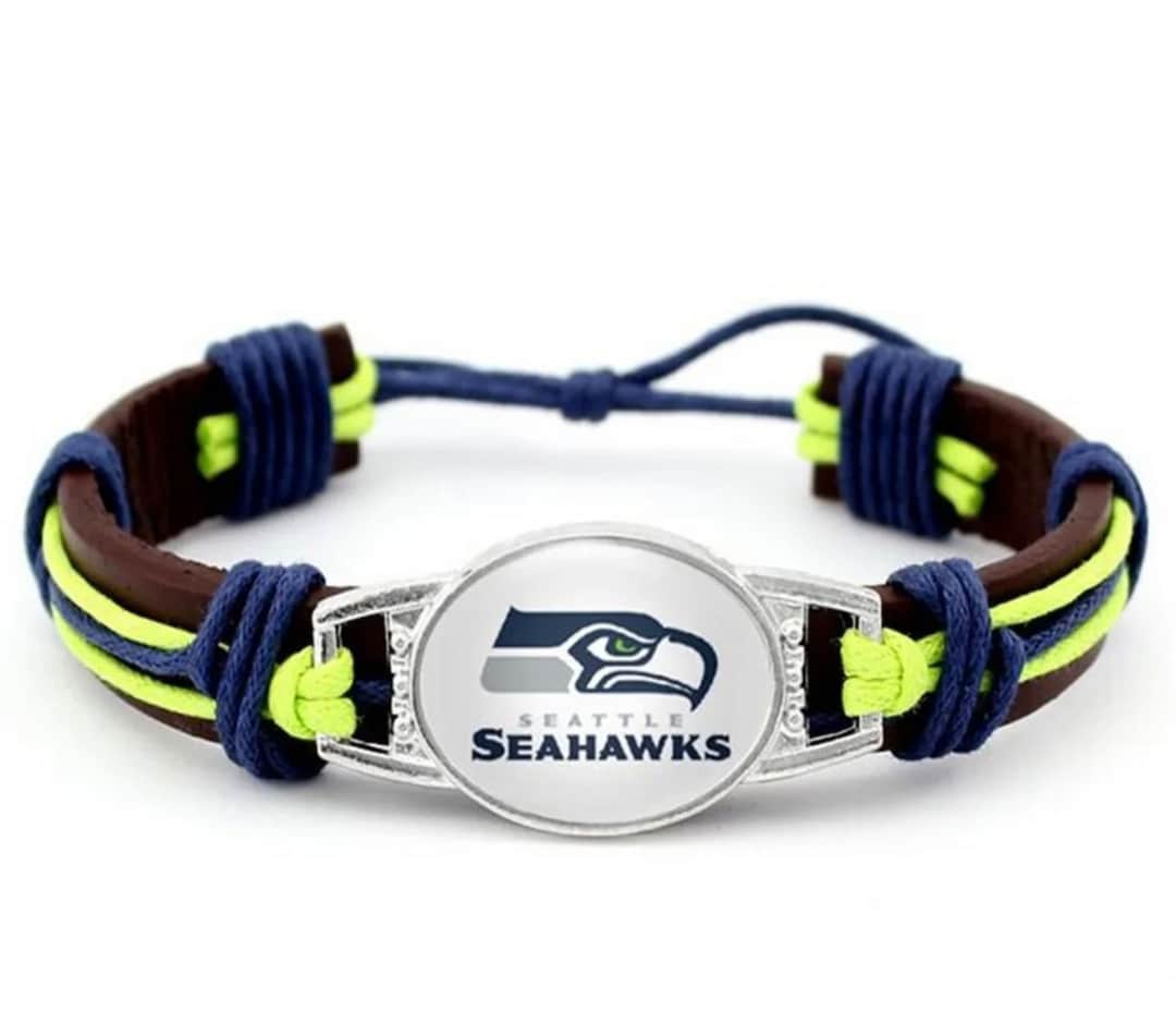 Seattle Seahawks Pendant Bracelet - Etsy