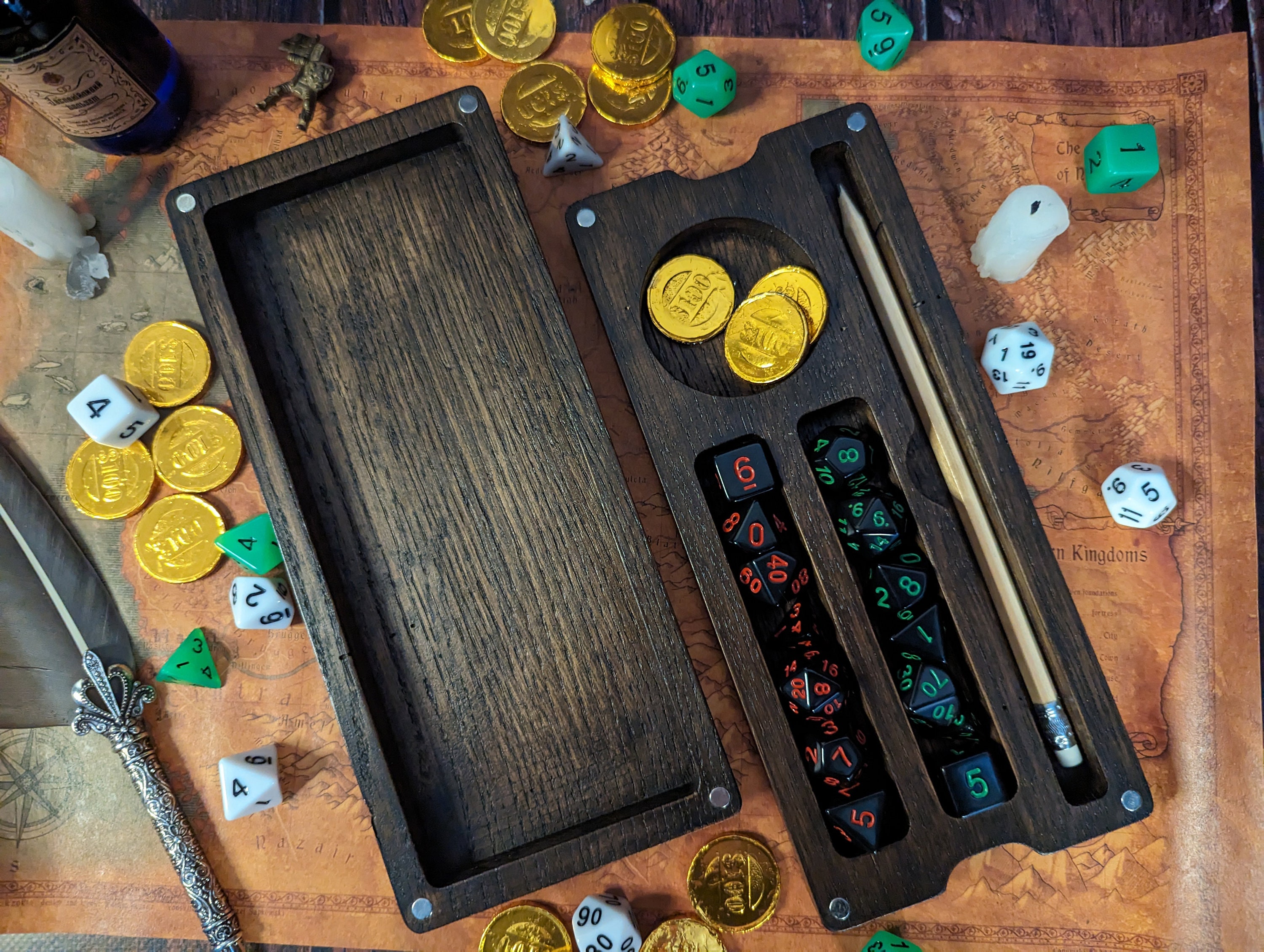 Dice Tray Paladin Armor Dnd Birthday Gift Dice Storage Dnd - Etsy