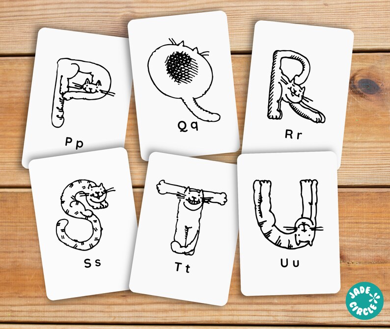 Alphabet Flashcards for Kids ABC Cards for Toddlers and Preschoolers ...