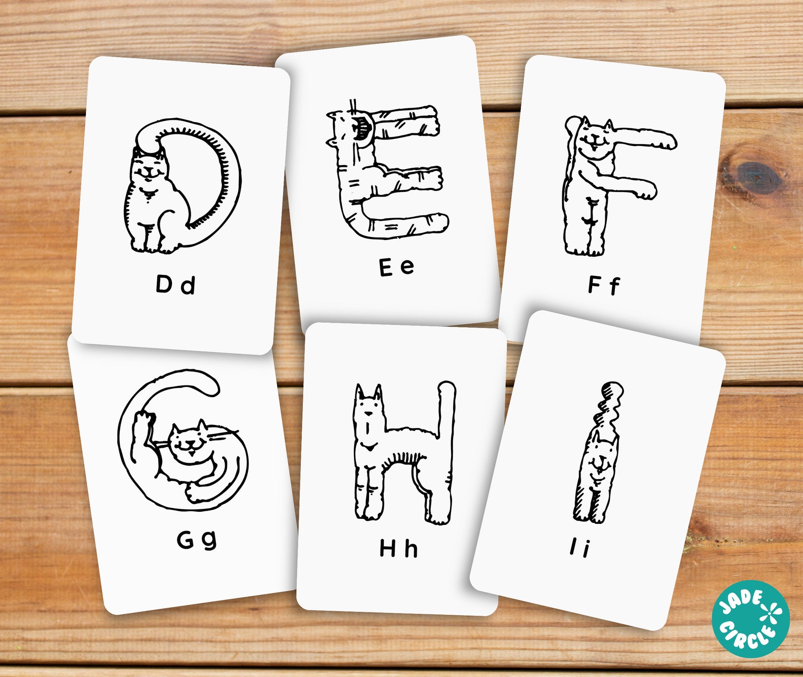 Alphabet Flashcards for Kids ABC Cards for Toddlers and Preschoolers ...