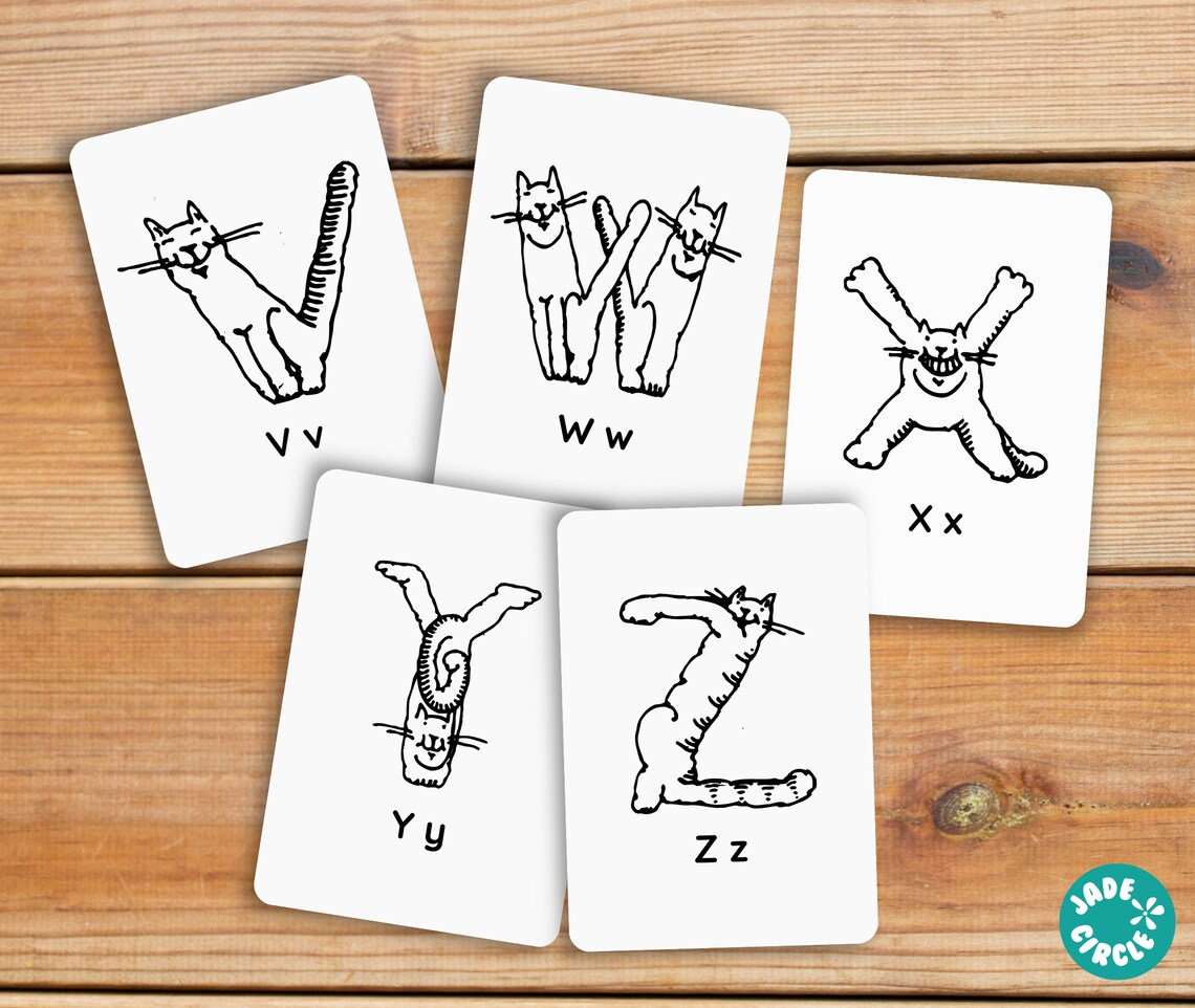 Alphabet Flashcards for Kids ABC Cards for Toddlers and Preschoolers ...