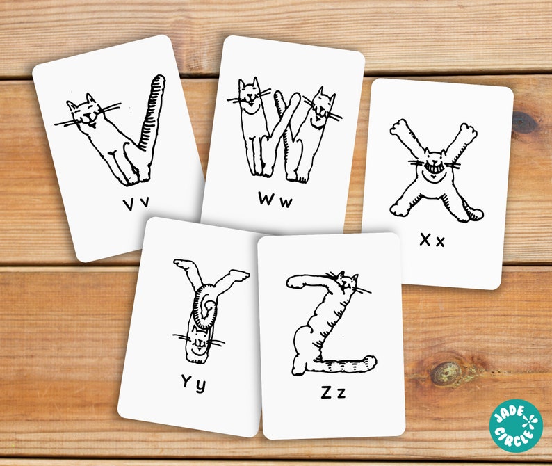 Alphabet Flashcards for Kids ABC Cards for Toddlers and Preschoolers ...