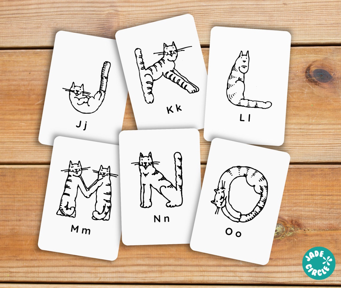 Alphabet Flashcards for Kids ABC Cards for Toddlers and Preschoolers ...