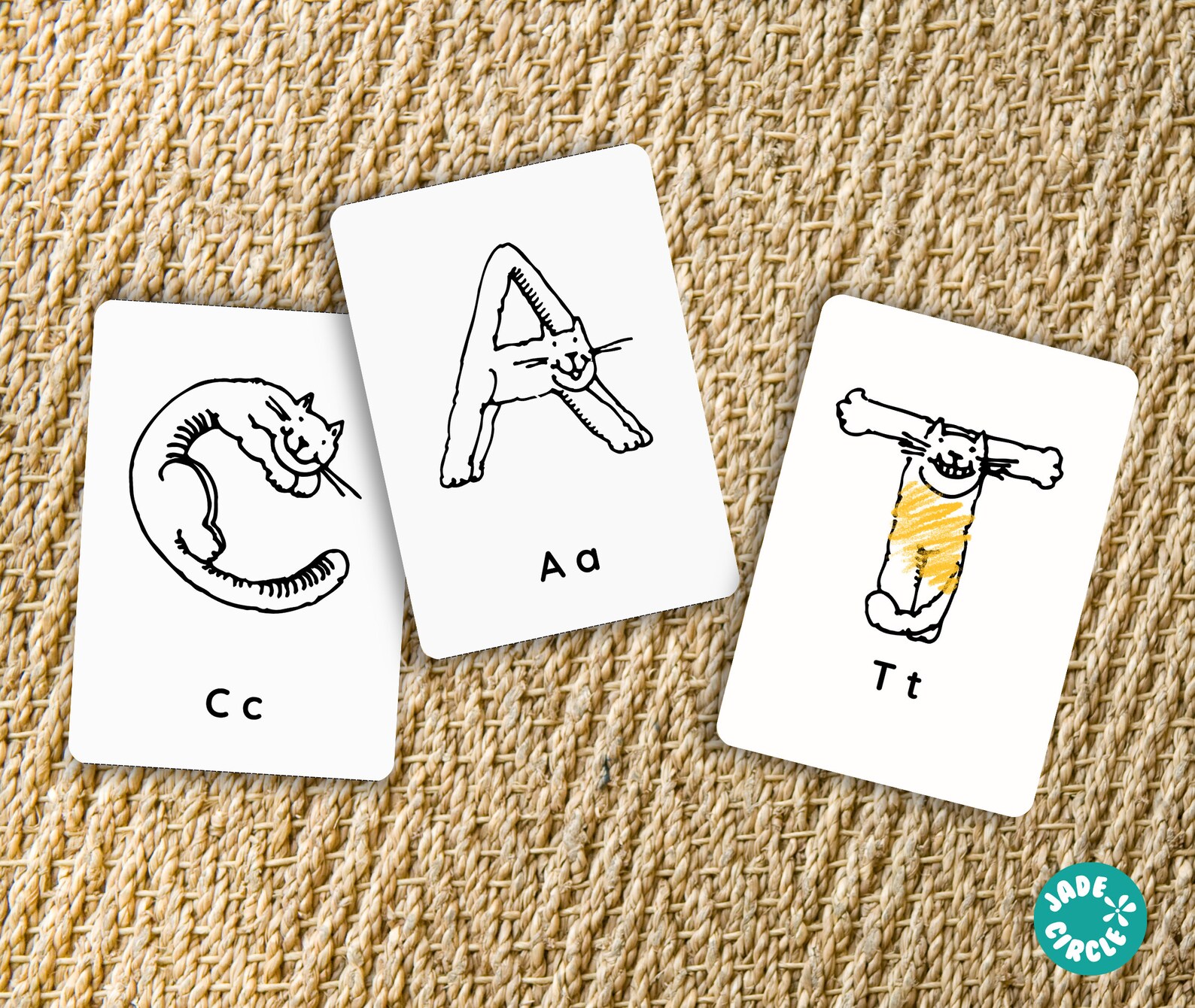 Alphabet Flashcards for Kids ABC Cards for Toddlers and Preschoolers ...