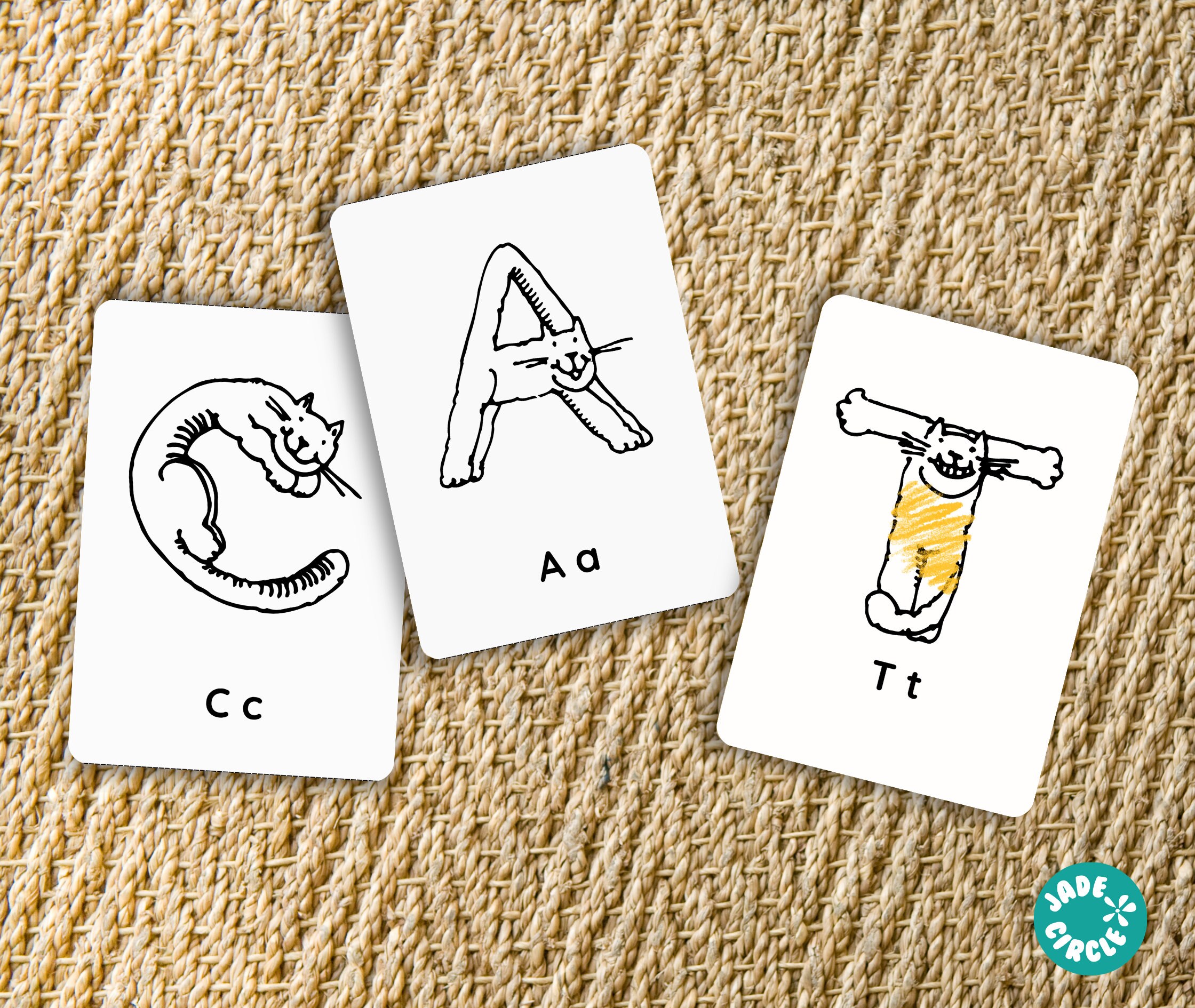 Alphabet Flashcards for Kids ABC Cards for Toddlers and Preschoolers ...