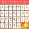 Alphabet Flashcards for Kids ABC Cards for Toddlers and Preschoolers ...