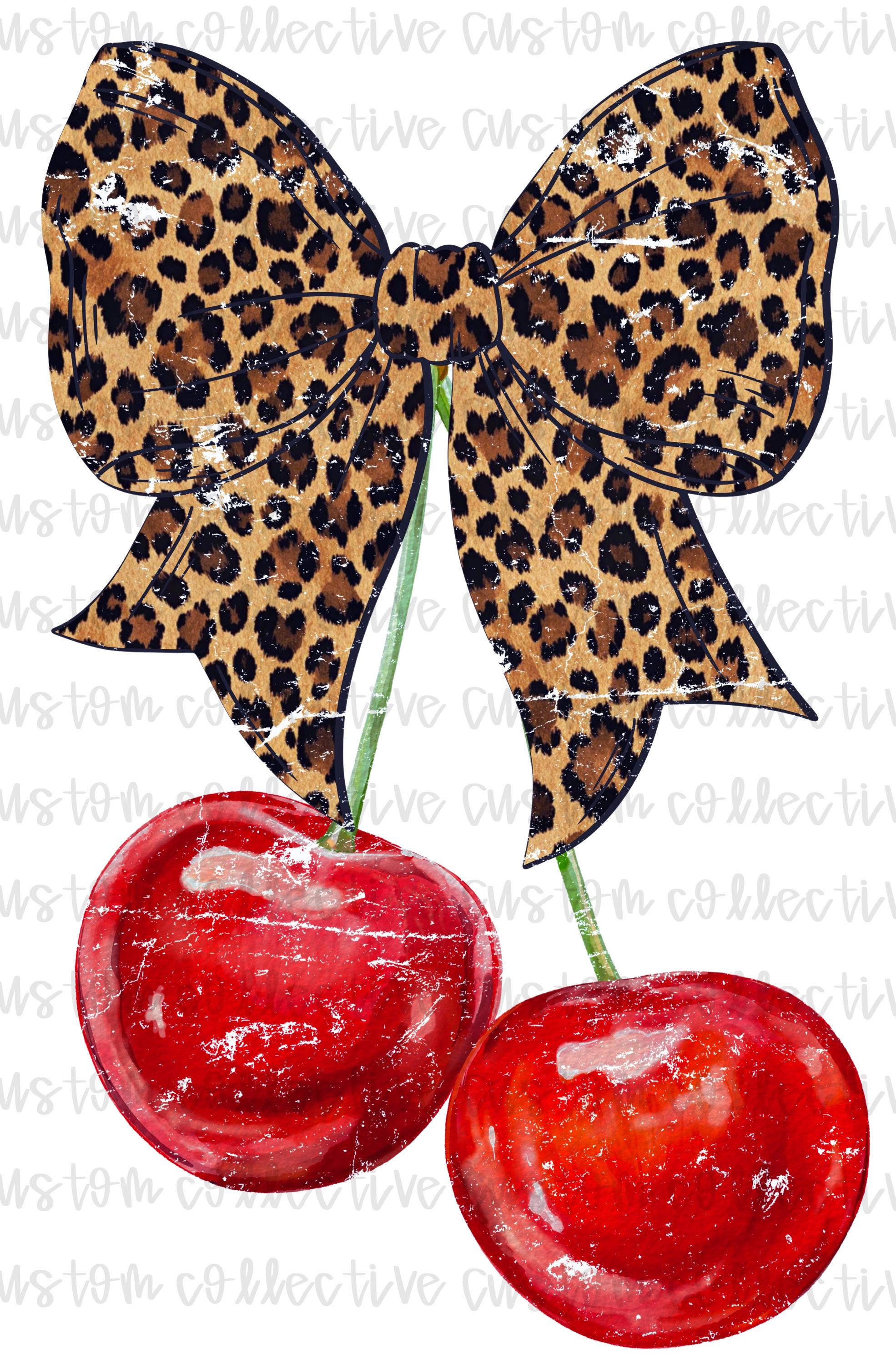 Cherry Png, Leopard Cherry Png, Trendy Png, Bestseller Png, Leopard Png ...