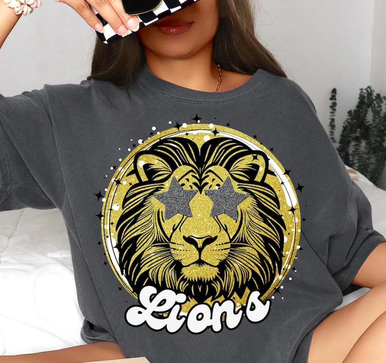 Lions School Mascot, School Spirit PNG - Etsy
