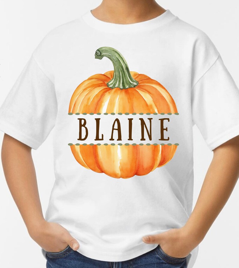 Custom Monogram Name Pumpkin PNG - Etsy