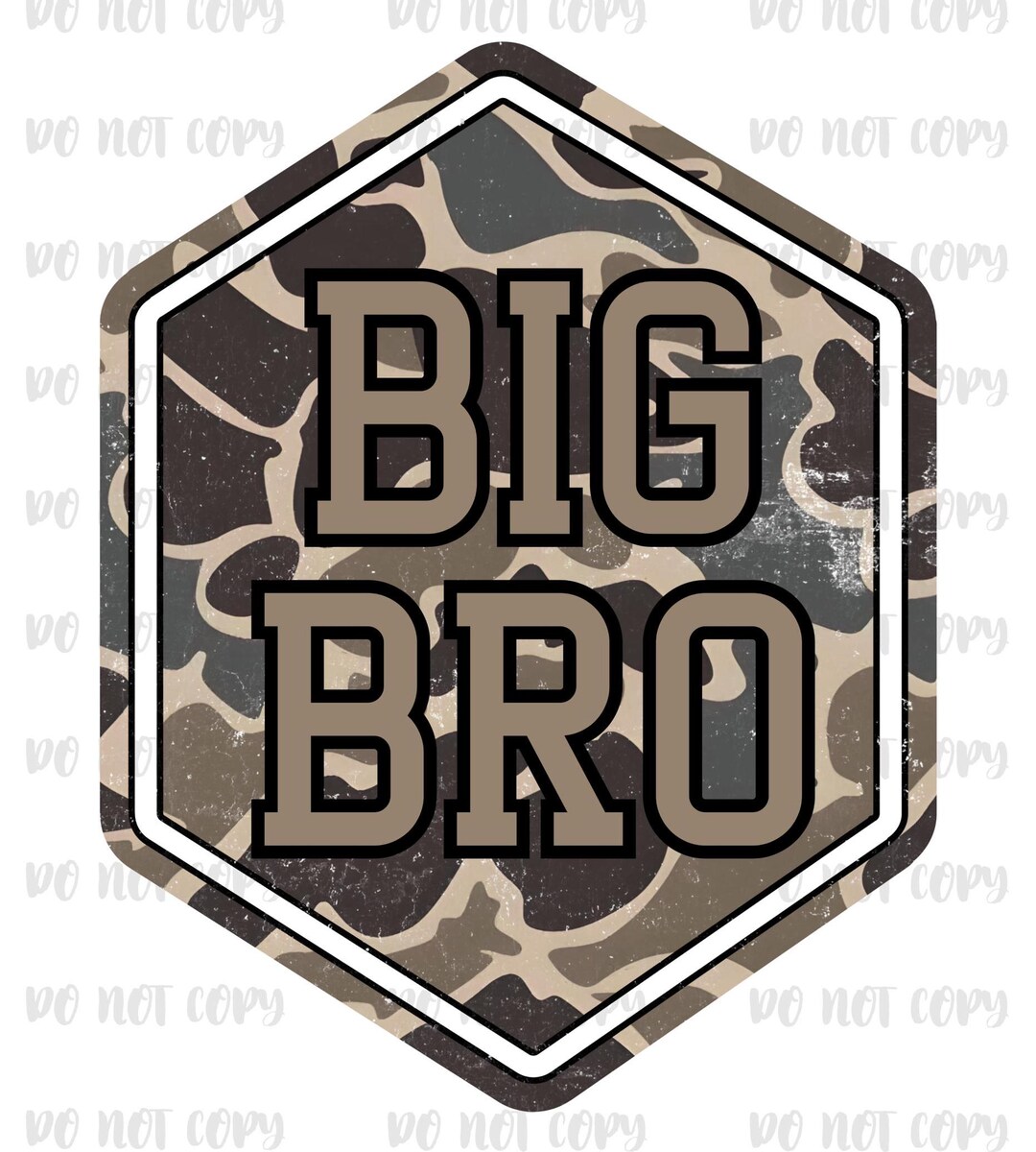 BIG BRO, Camo Crest, Brother, PNG, Digital - Etsy