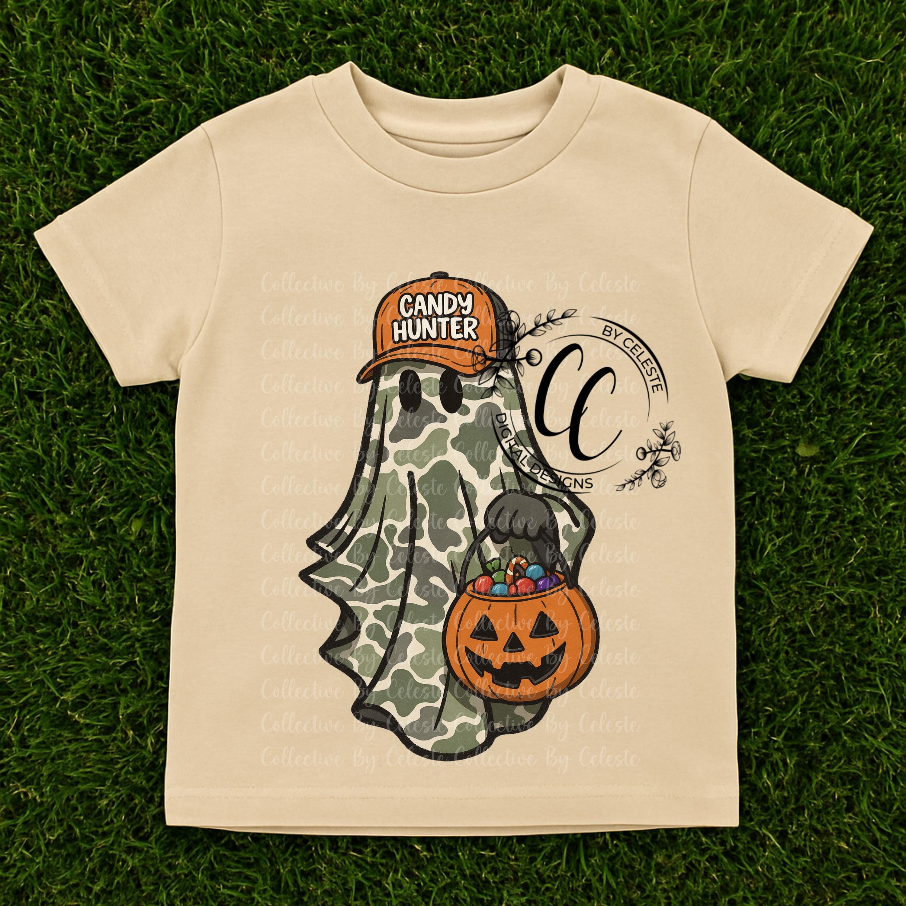Camo Halloween Ghost PNG | Camo Candy Hunter Png | Camo Pumpkin Clipart ...