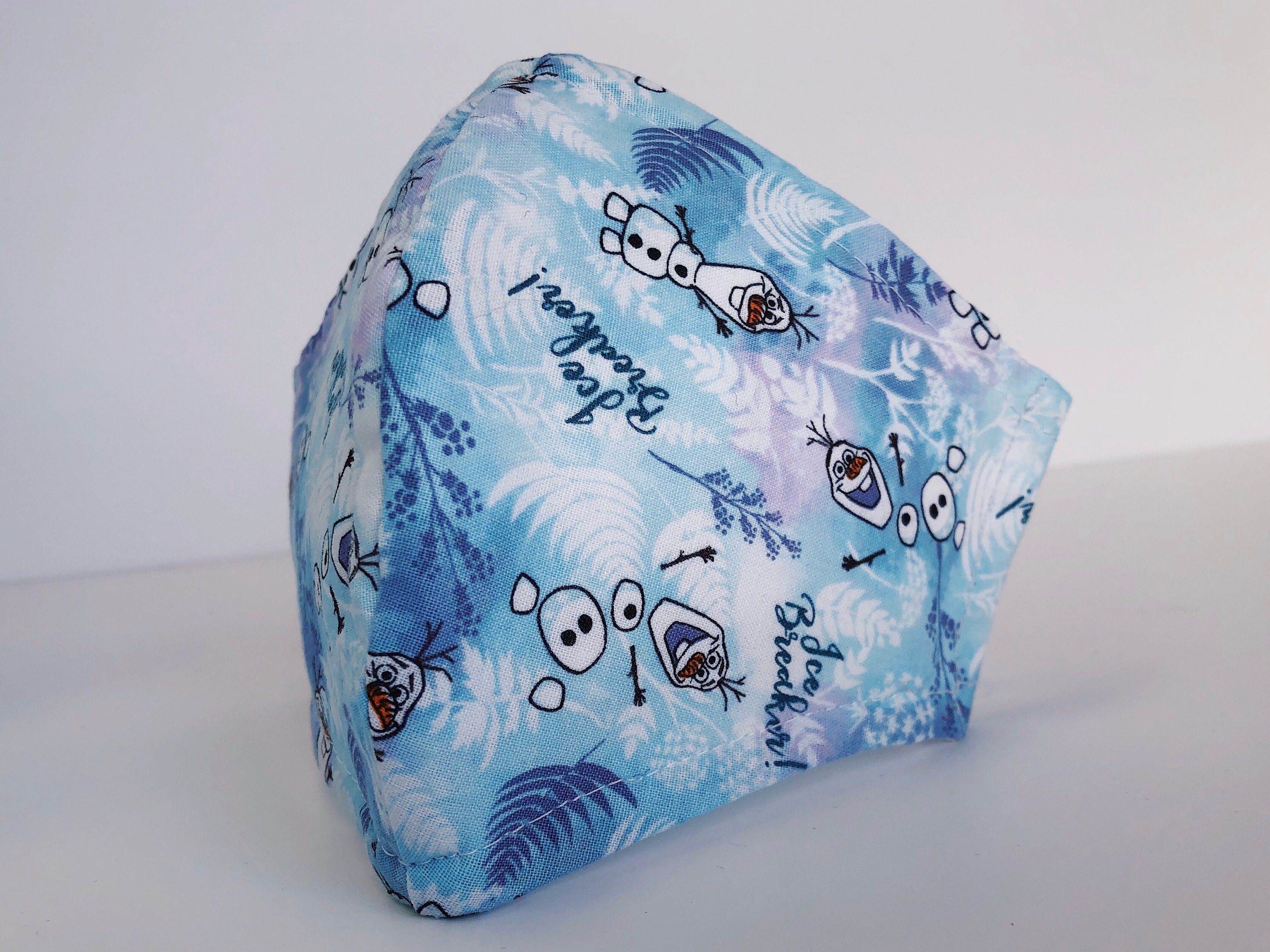 Frozen 2 Collection: Print Fabric Cotton Face Masks Adjustable Ear ...