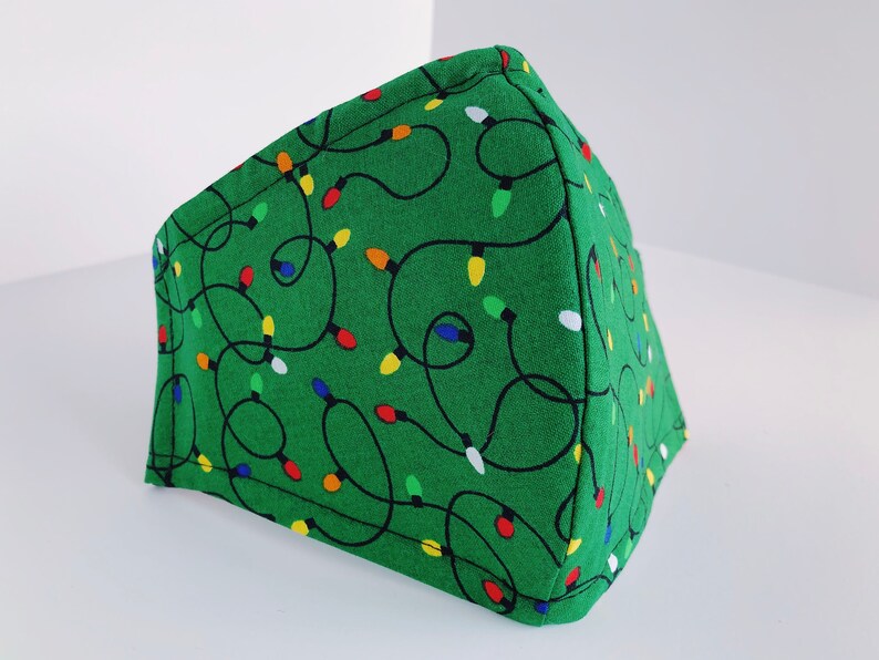 Christmas Collection 1: Print Fabric Cotton Face Masks Adjustable Ear ...