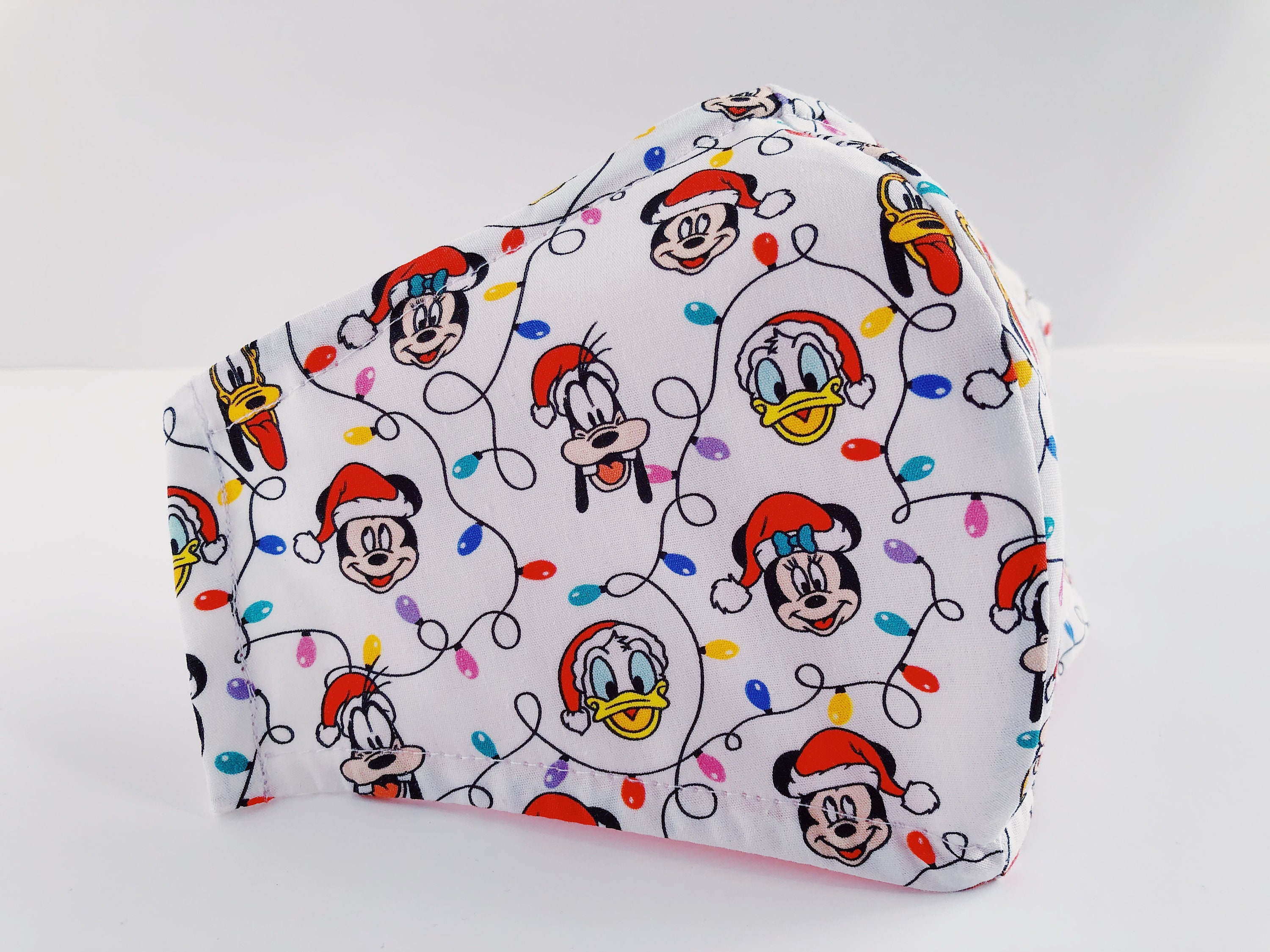 Christmas Collection 2: Print Fabric Cotton Face Masks + Adjustable Ear ...