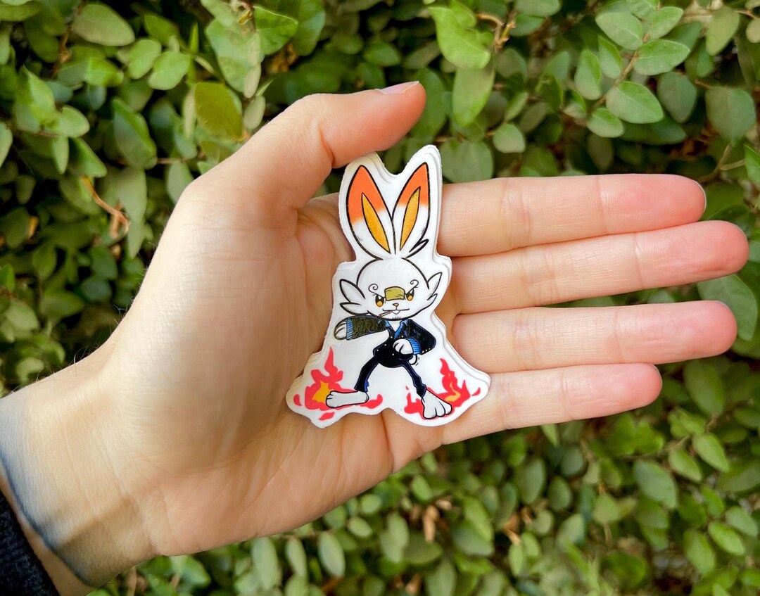 VINSMOKE Scorbunny Sticker - Etsy
