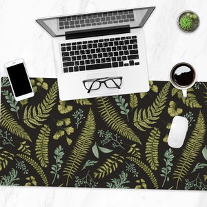 Tropical Green Monstera Leaves Desk Mat Desk Mat Cute Green - Etsy