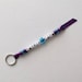 Personalised Purple Keychain, Book Bag Name Tag, Lunch Bag Name Label ...