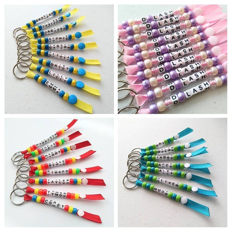 School Teacher Class Gift Personalised Beaded Keyring - Etsy UK