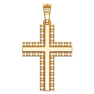 Christian Baptism Cross With Pavé Outline - Etsy