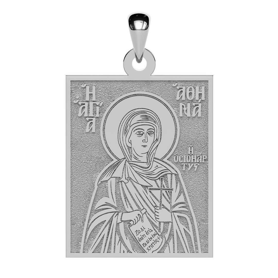Saint Athena athina the Martyr Greek Orthodox Icon Tag Medal - Etsy ...