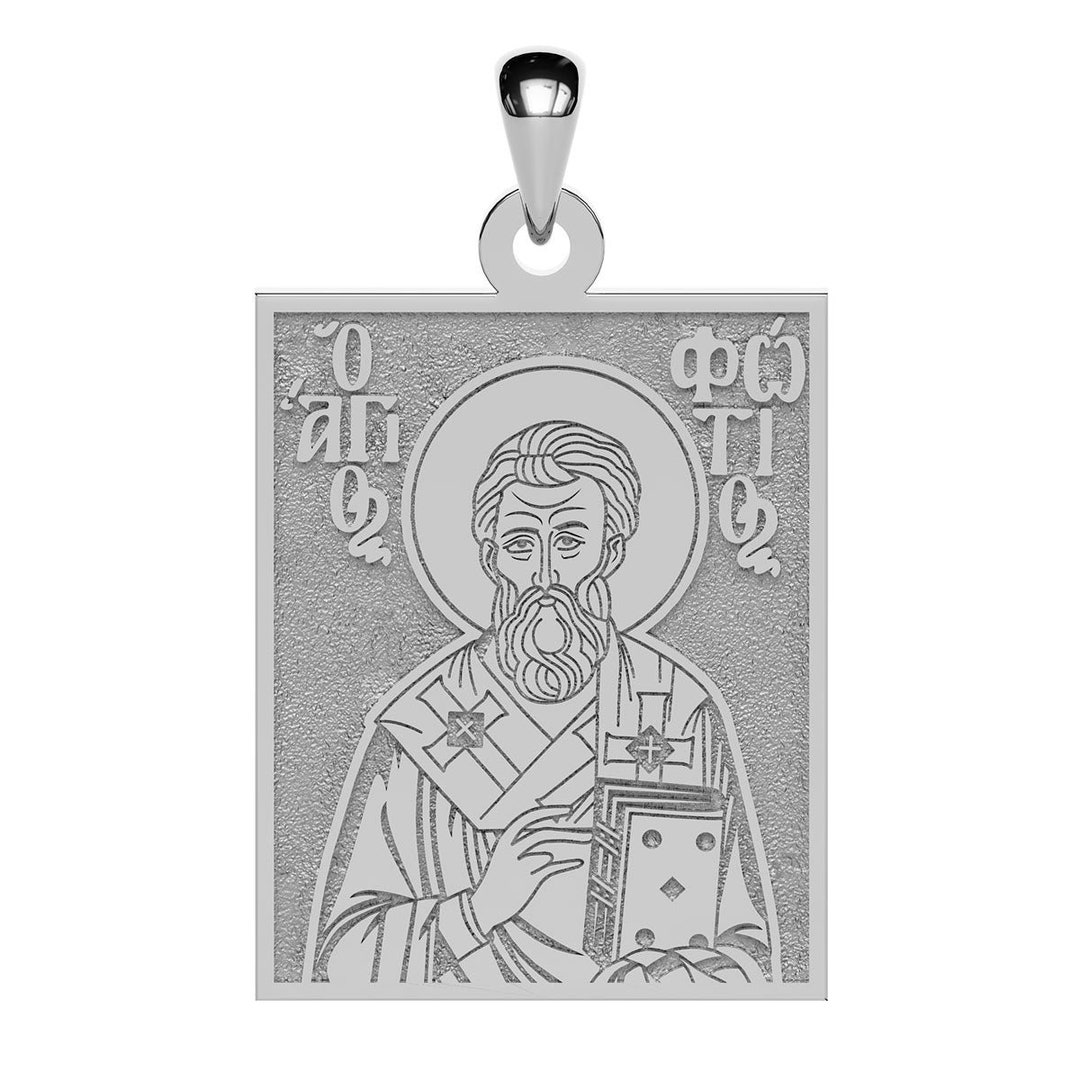 Saint Photios photius the Great Greek Orthodox Icon Tag Medal - Etsy