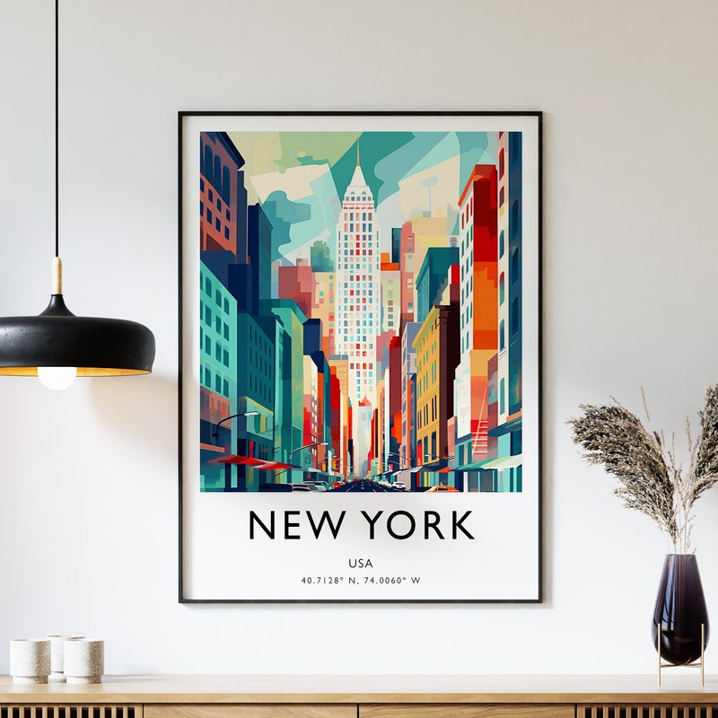 New York Tourism Poster - Etsy
