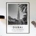 TRANSPARENT Dubai City Map Detailed Dubai Map Dubai Wall Art Dubai Map ...
