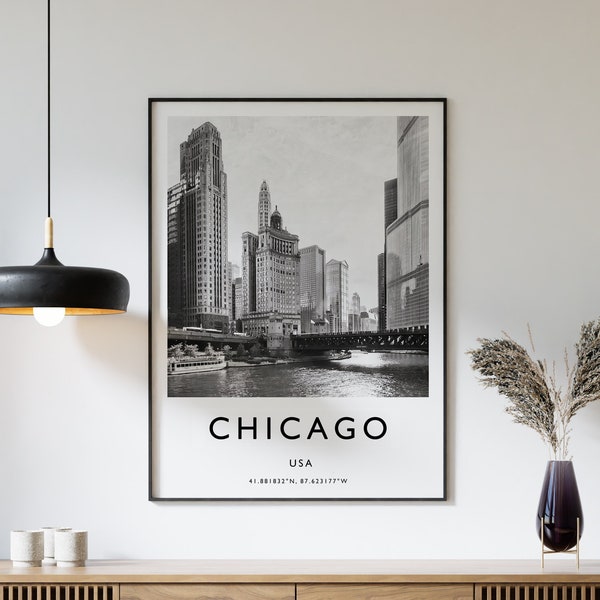 Chicago Art Print - Etsy