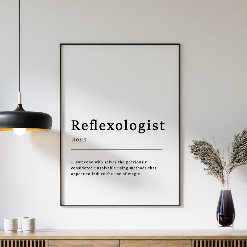 Reflexology Poster - Etsy