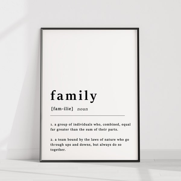 Family Tree Typography - Etsy