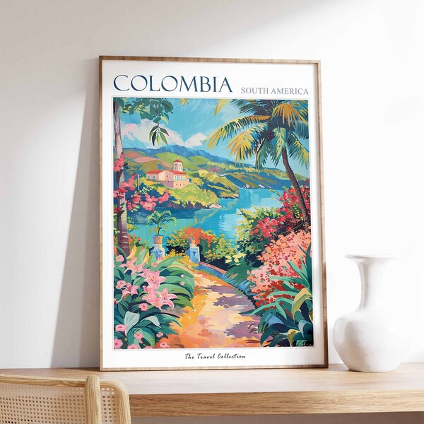 Colombia Poster - Etsy