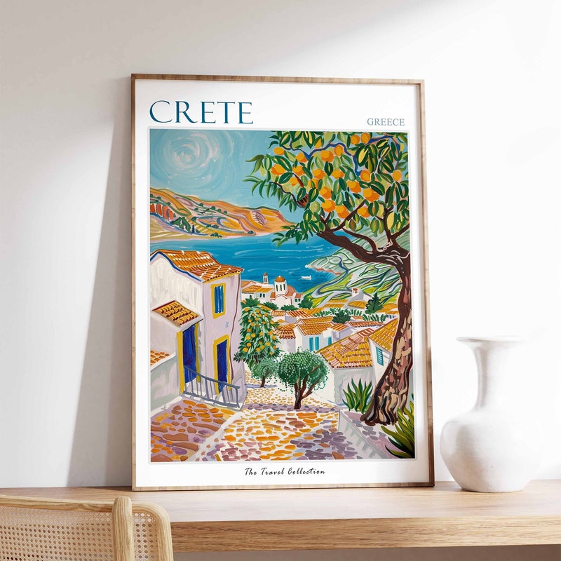 Greek Scenes Posters - Etsy UK