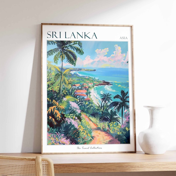 Sri Lanka Poster - Etsy