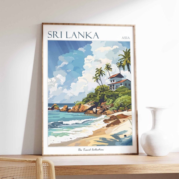 Sri Lanka Poster - Etsy