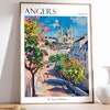 Angers Map Poster - Etsy
