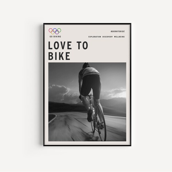 Bike Poster - Etsy