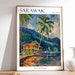 Sabah Poster, Malaysia Travel Print, Malaysian Decor, Asia Travel ...