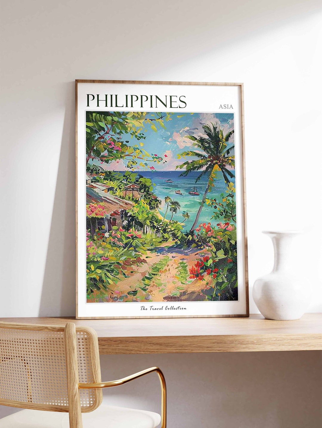 Philippines Poster, Philippinestravel Print, Filipino Decor, Tropical ...