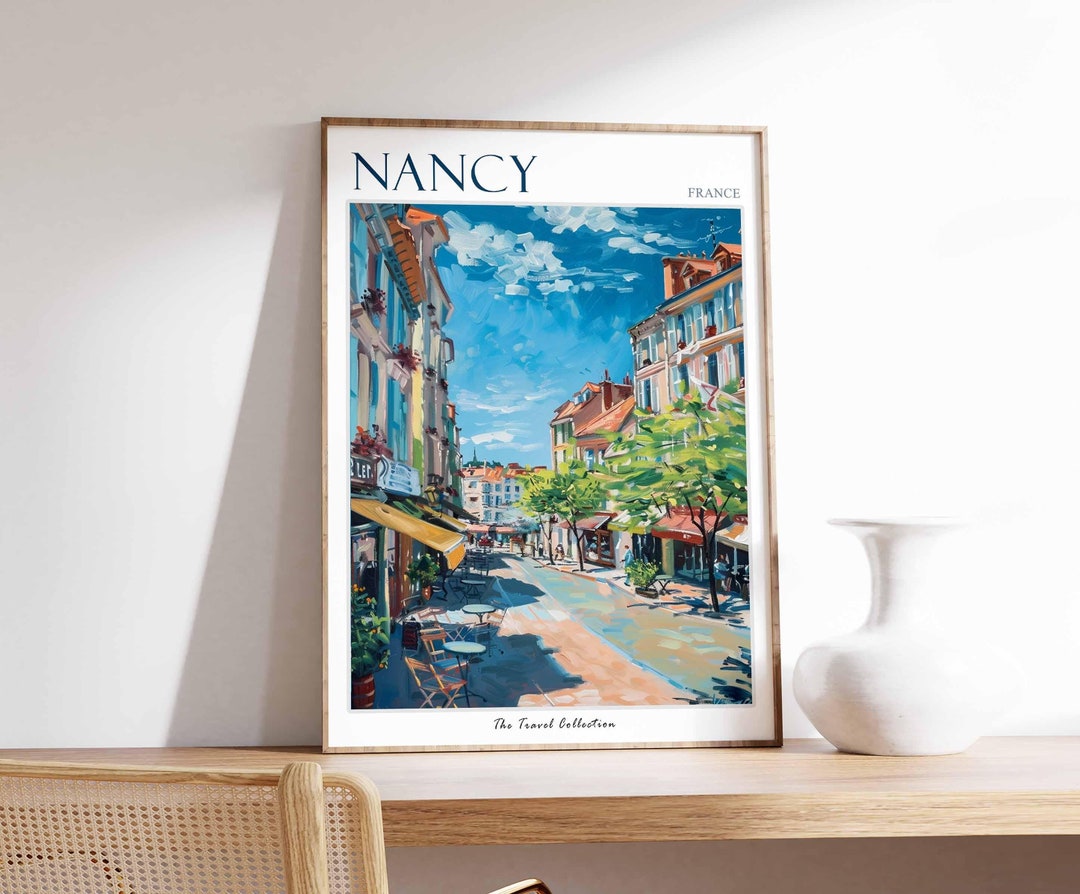 Nancy Poster, France Travel Print, French Decor, Europe Travel Poster ...