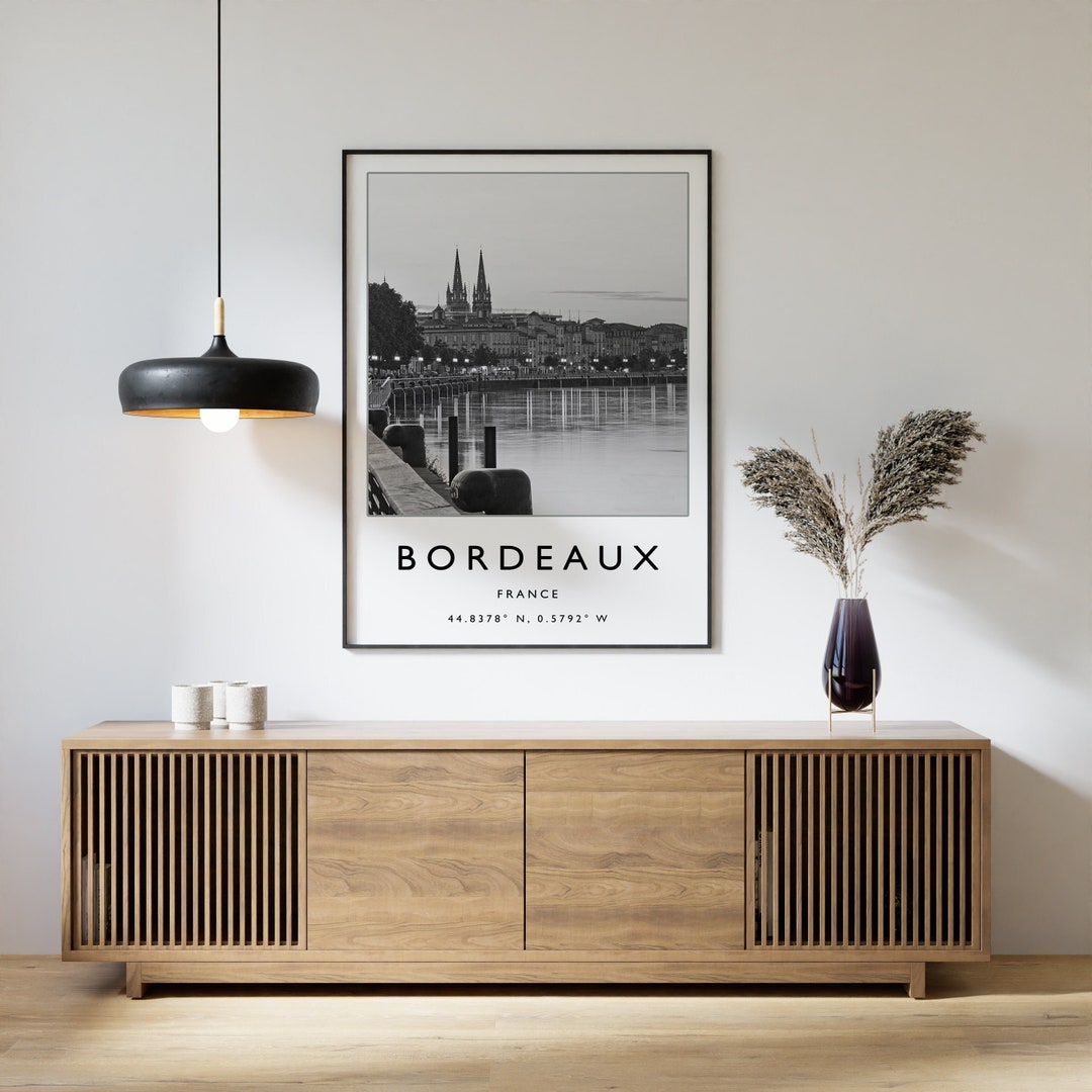 Bordeaux Poster, Bordeaux Travel Print, France Travel Poster, Travel ...