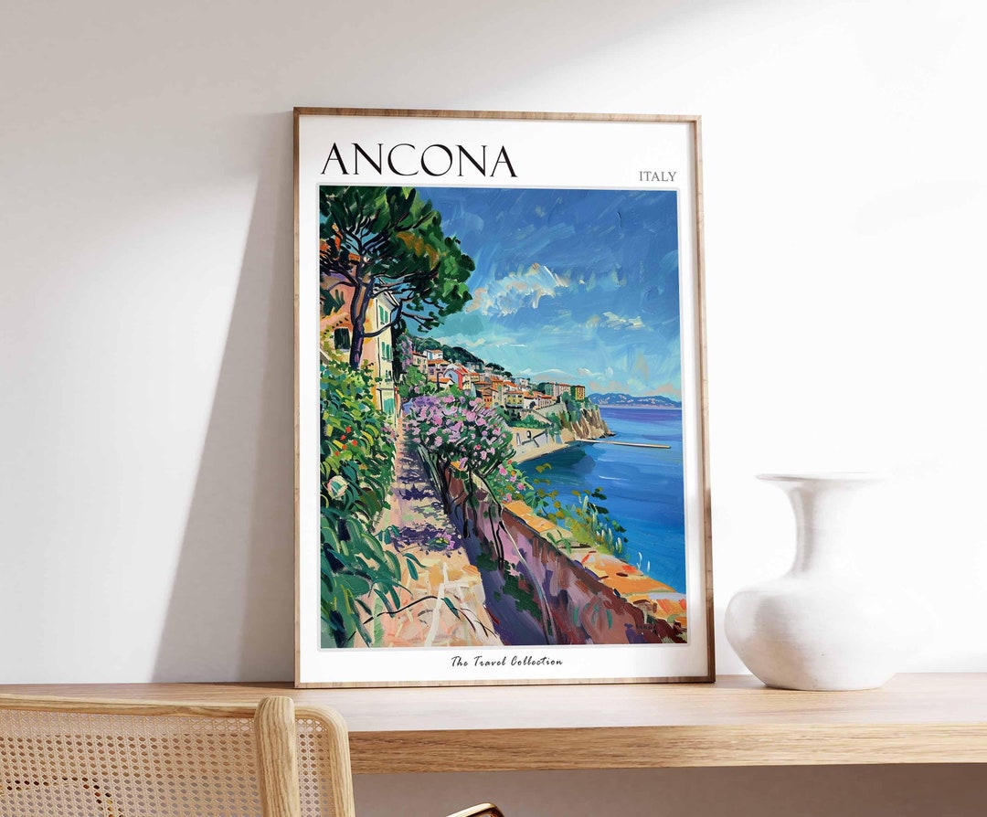 Ancona Poster, Italian Travel Print, Ancona Travel Art, Ancona Wall Art ...