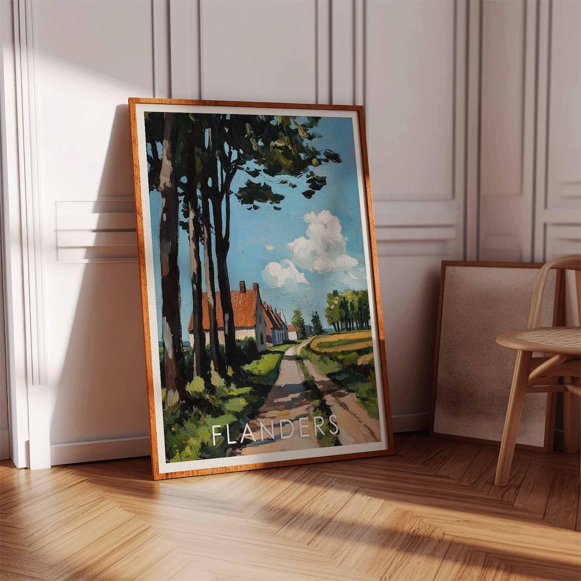 Flanders Landscape Poster: Belgian Art Print - Etsy