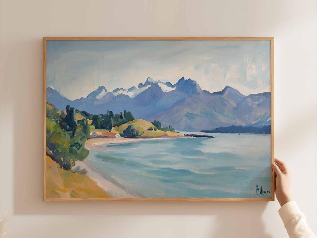 Chile Travel Poster: Andes Mountains & Patagonia Art Print - Etsy
