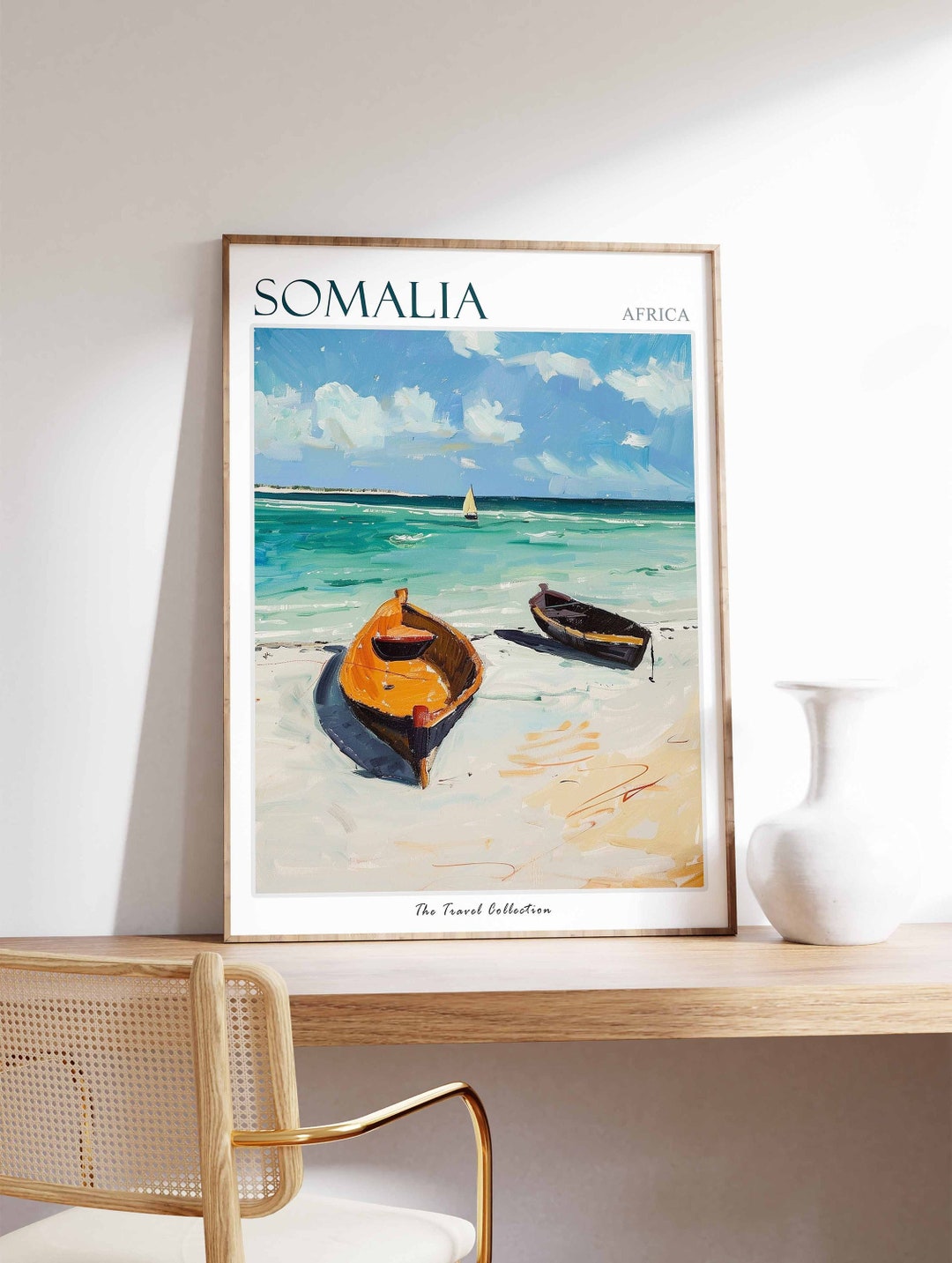 Somalia Poster, Somalia Travel Print, Somalian Travel Poster, African ...