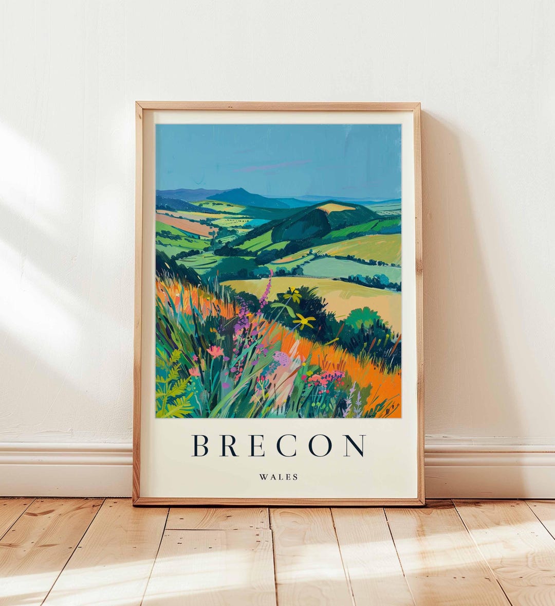 Brecon Beacons National Park Poster: Wales Travel Art Print - Etsy