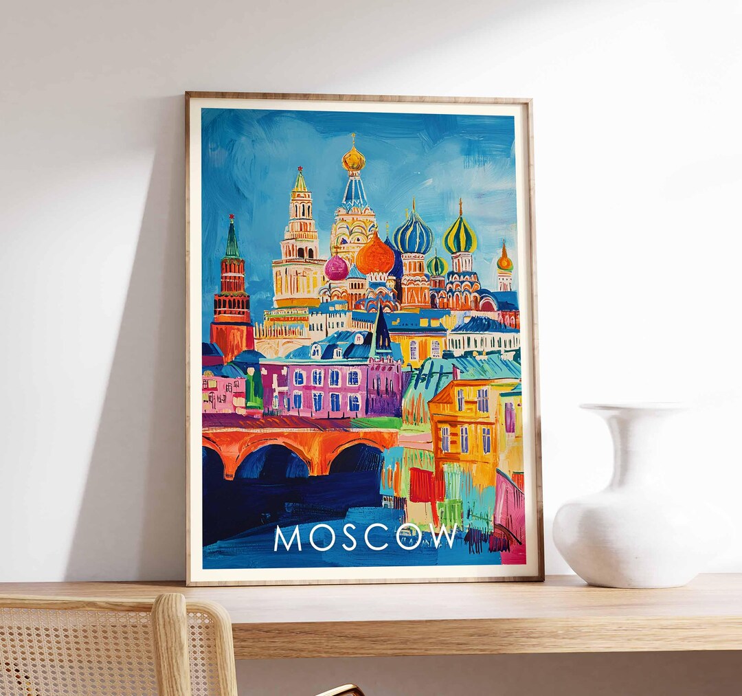 Moscow Poster, Russia Poster, Moscow Prints, Moscow Wall Art, Moscow ...