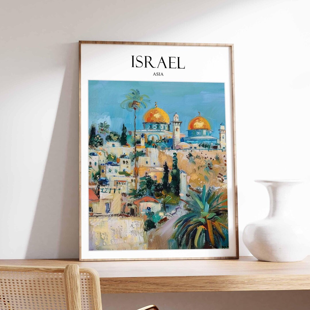 Israel Poster, Israel Travel Print, Asia Wall Art, Asian Travel Print ...