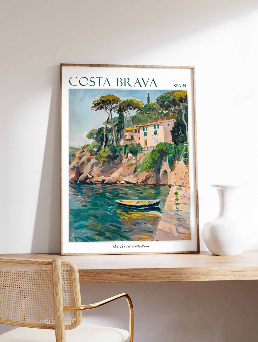 Costa Brava Poster, Costa Brava Travel Print, Spain Travel Poster ...